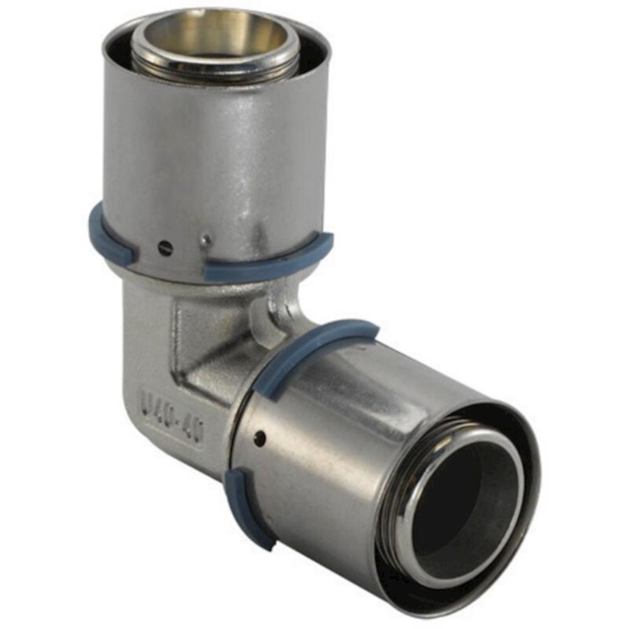 Kniekoppeling 90gr. MLC pers 50mm Uponor | Rensa