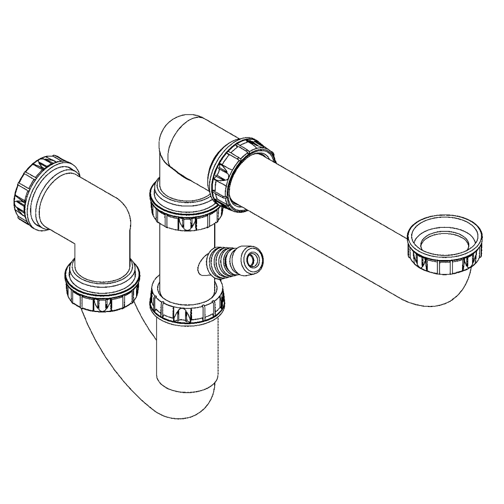 Siphon 42616000 Grohe | Gevier